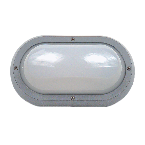 Ovoid Silver LED Bunker Light 3000K | Lighting Style