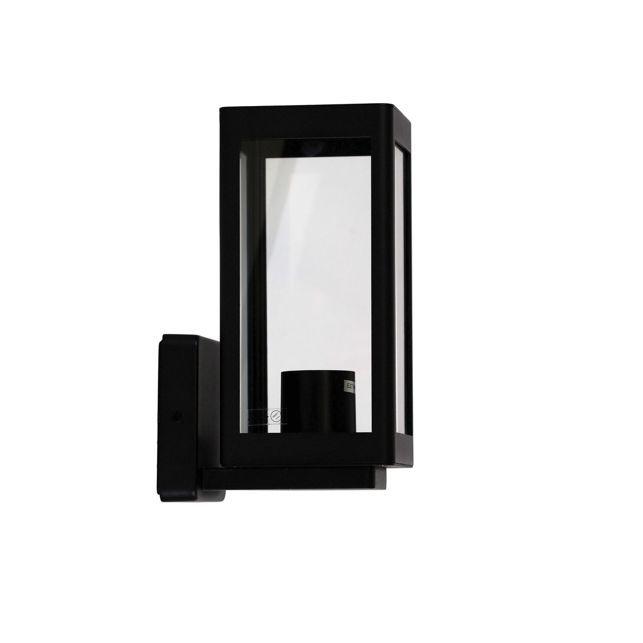 Modern Rectangular Upward Wall Light In Black E27 60W | Lighting Style