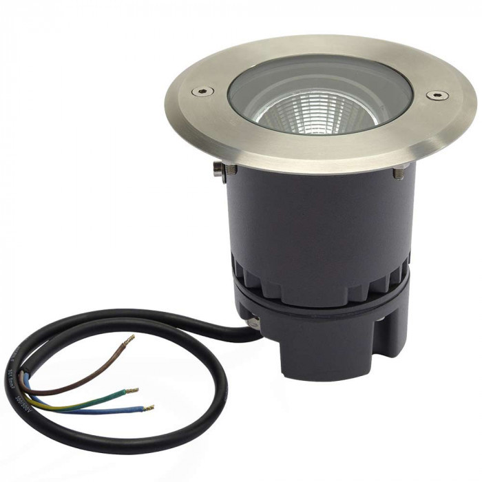 Angling Stainless Steel LED Ground Light IP67 3000K | Lighting Style