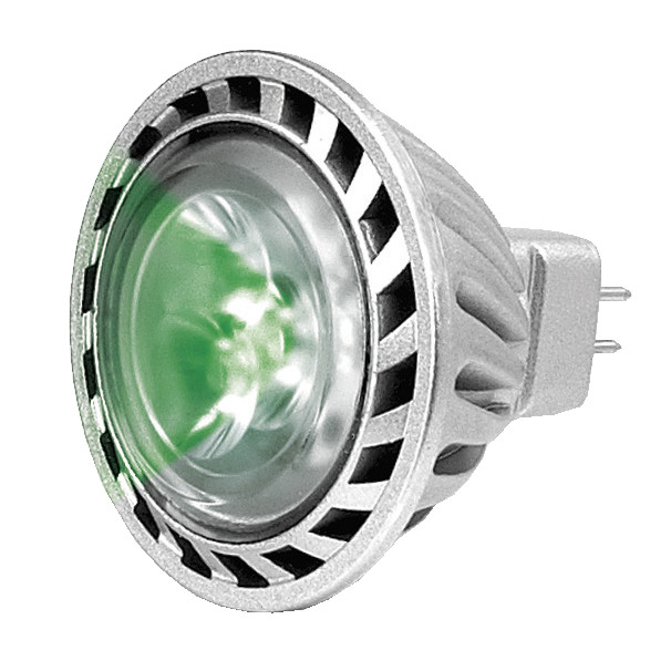 12V Green LED Globe MR16 50mm 3W | Lighting Style
