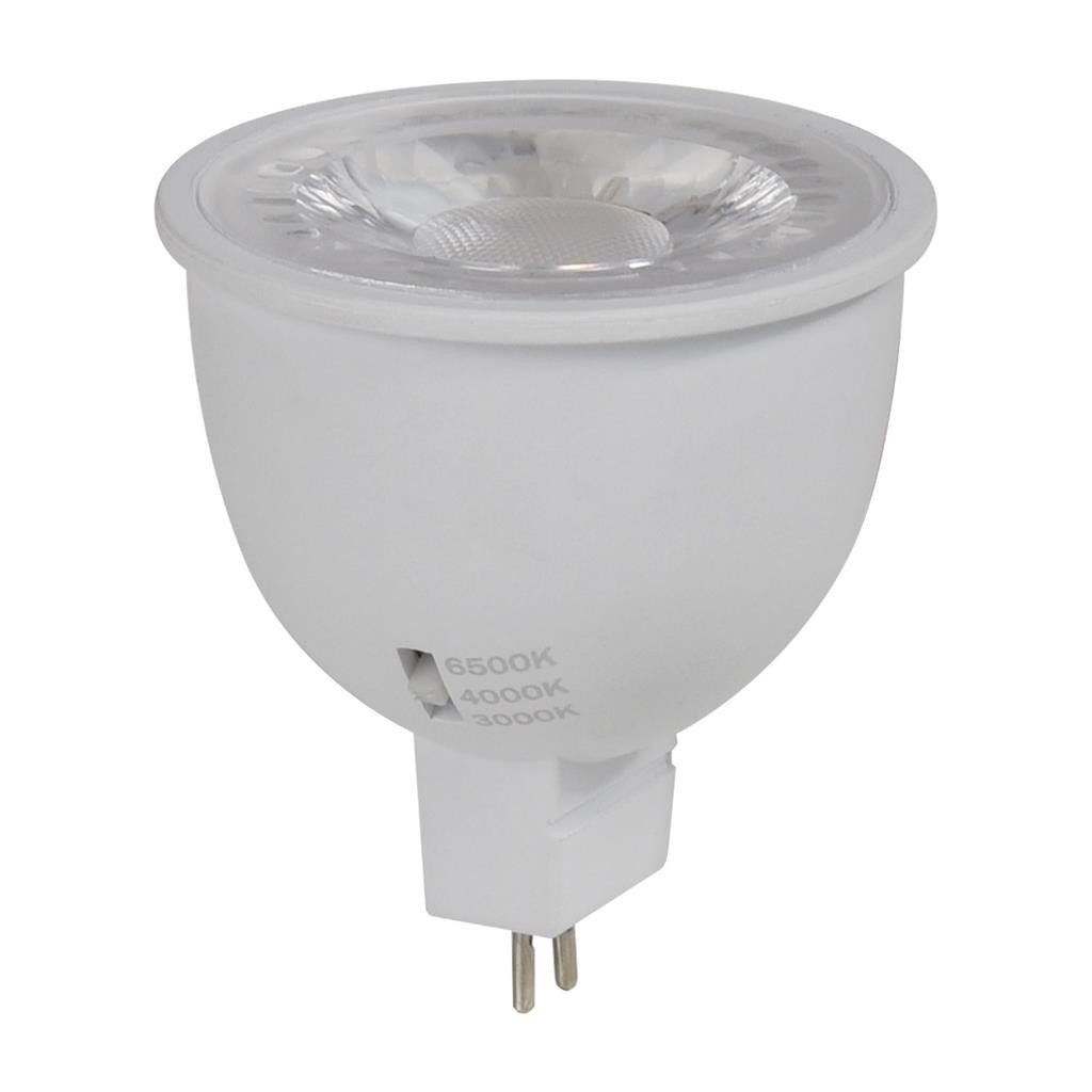 White MR16 Tri-Colour LED Globe 6W 12V IP20 | Lighting Style
