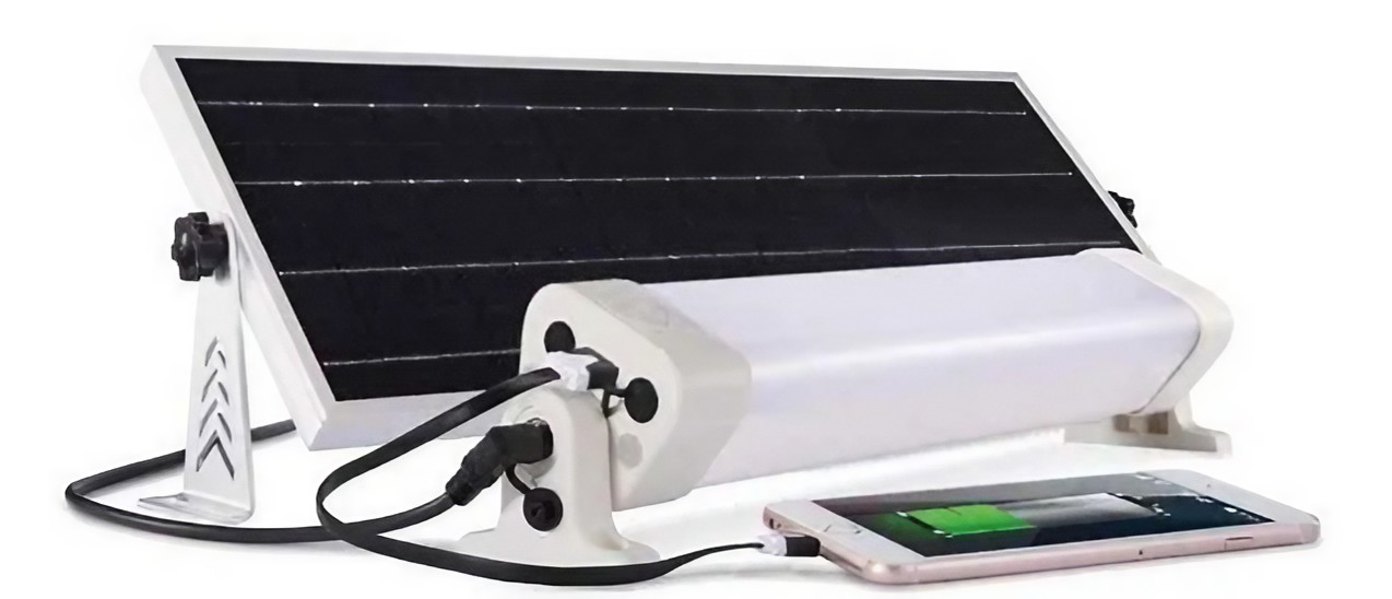 Solar Batten Light With Remote Control White Aluminium 4000K 2500lm ...