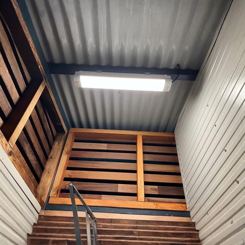 Solar Batten Light With Remote Control White Aluminium 4000K 2500lm ...