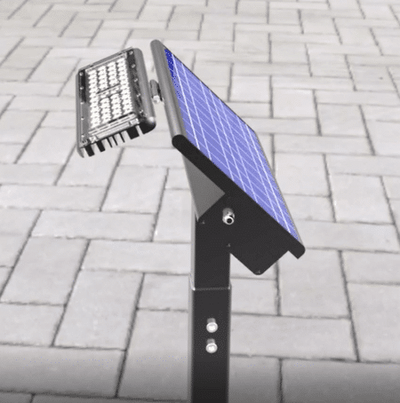 Solar Sign Light Aluminium Adjustable 6000K Daylight IP65 10W ...