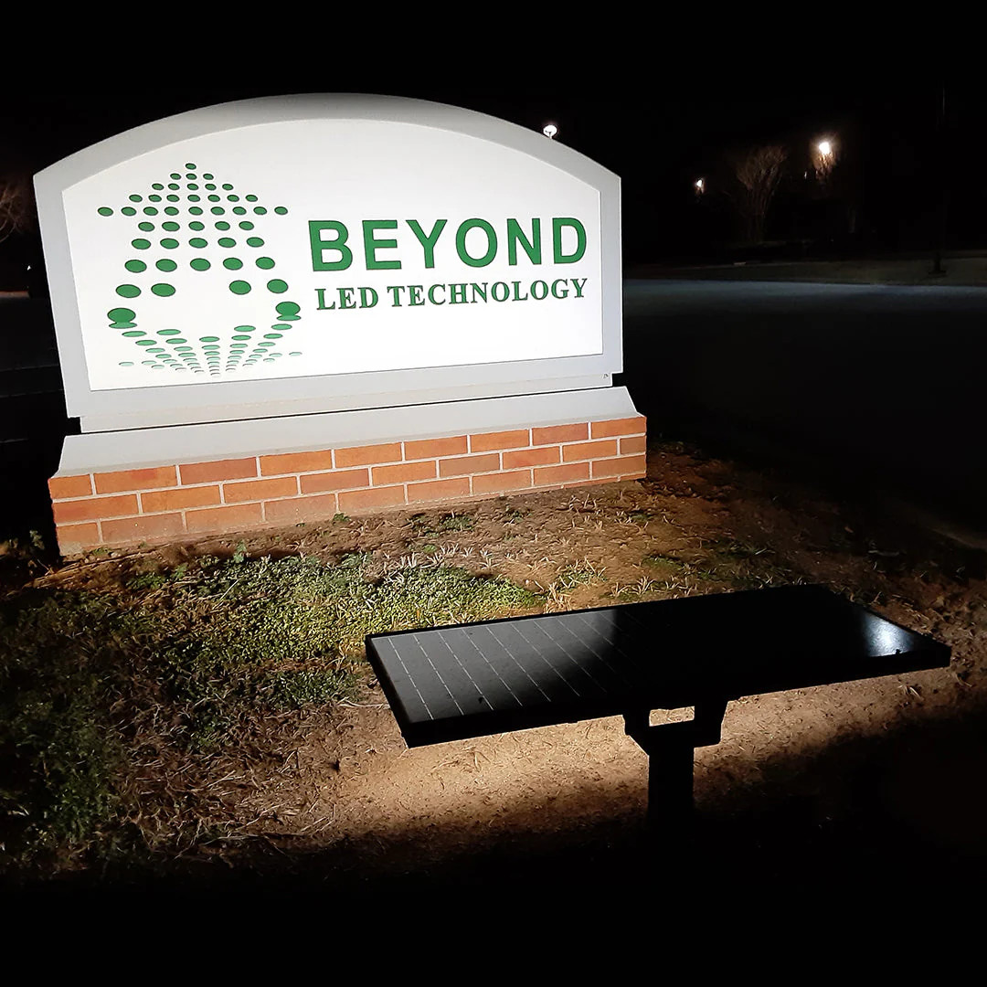 Solar Sign Light Aluminium Adjustable 6000K Daylight IP65 10W ...