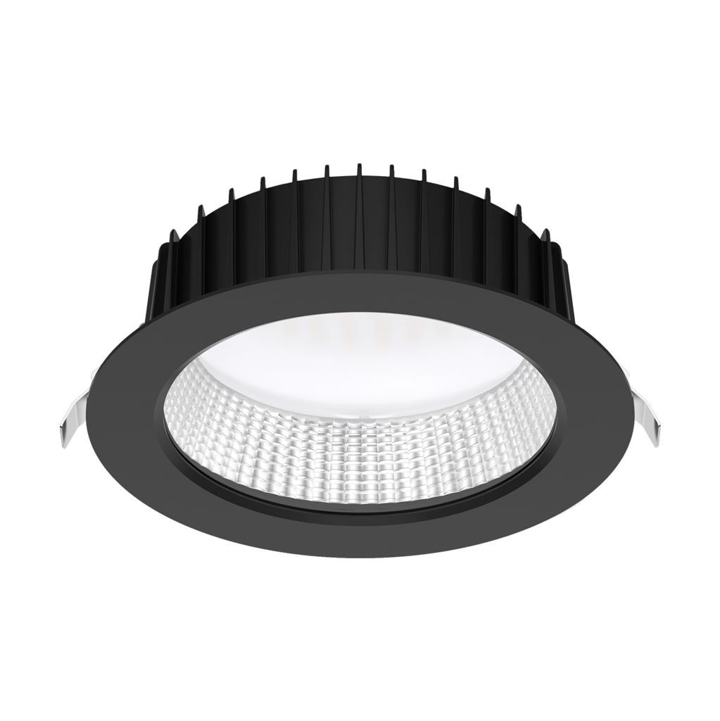 LED Downlight Black Aluminium Tri-CCT 35W 3400lm Dimmable IP65 ...