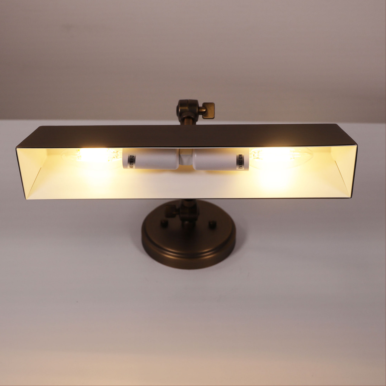 Picture Light Bronze Metal E14 42W 35cm Tiltable | Lighting Style