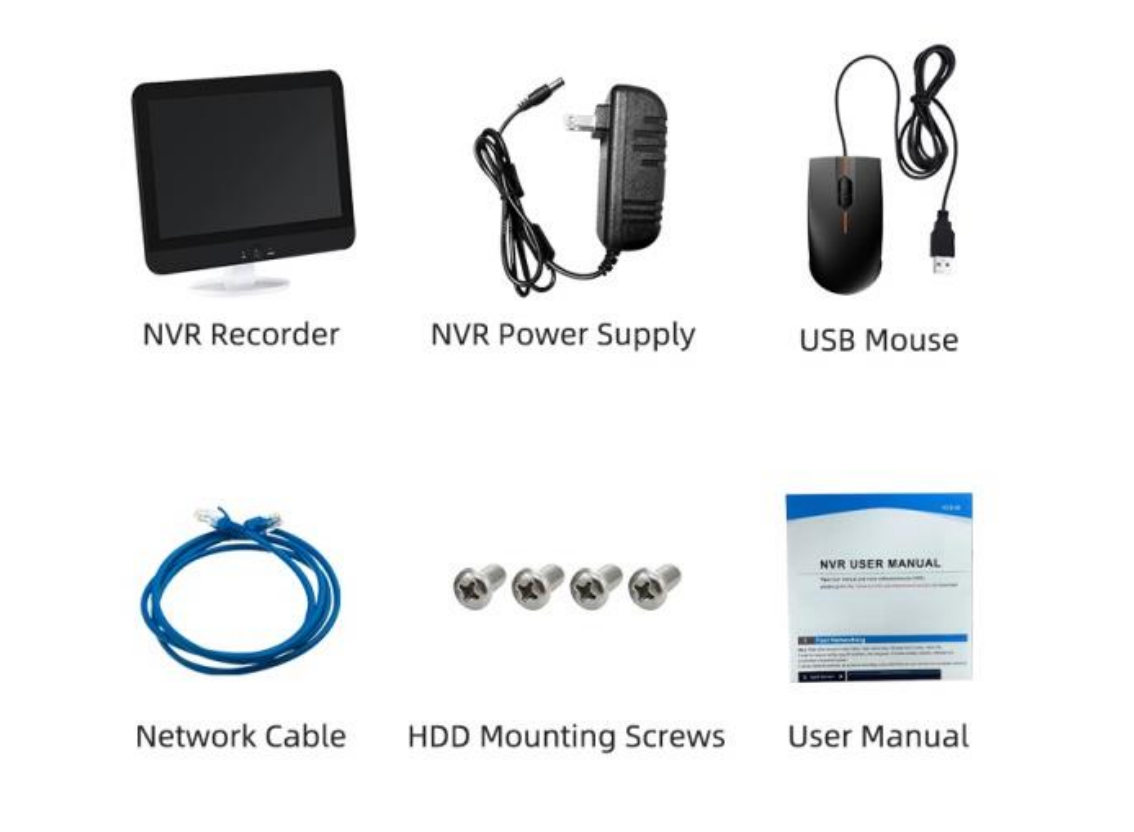 Smart 12 Inch Wi-Fi Security NVR Monitor With DVR | Lighting Style