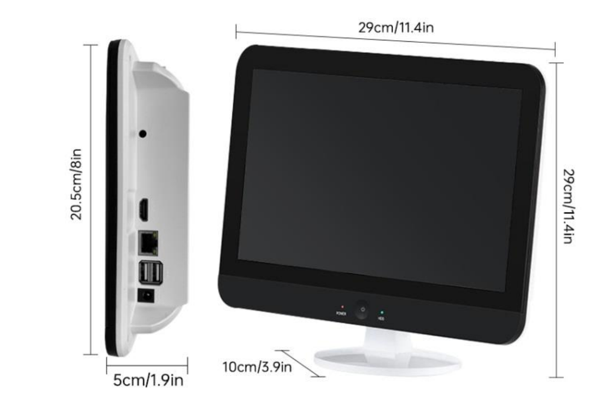 Smart 12 Inch Wi-Fi Security NVR Monitor With DVR | Lighting Style