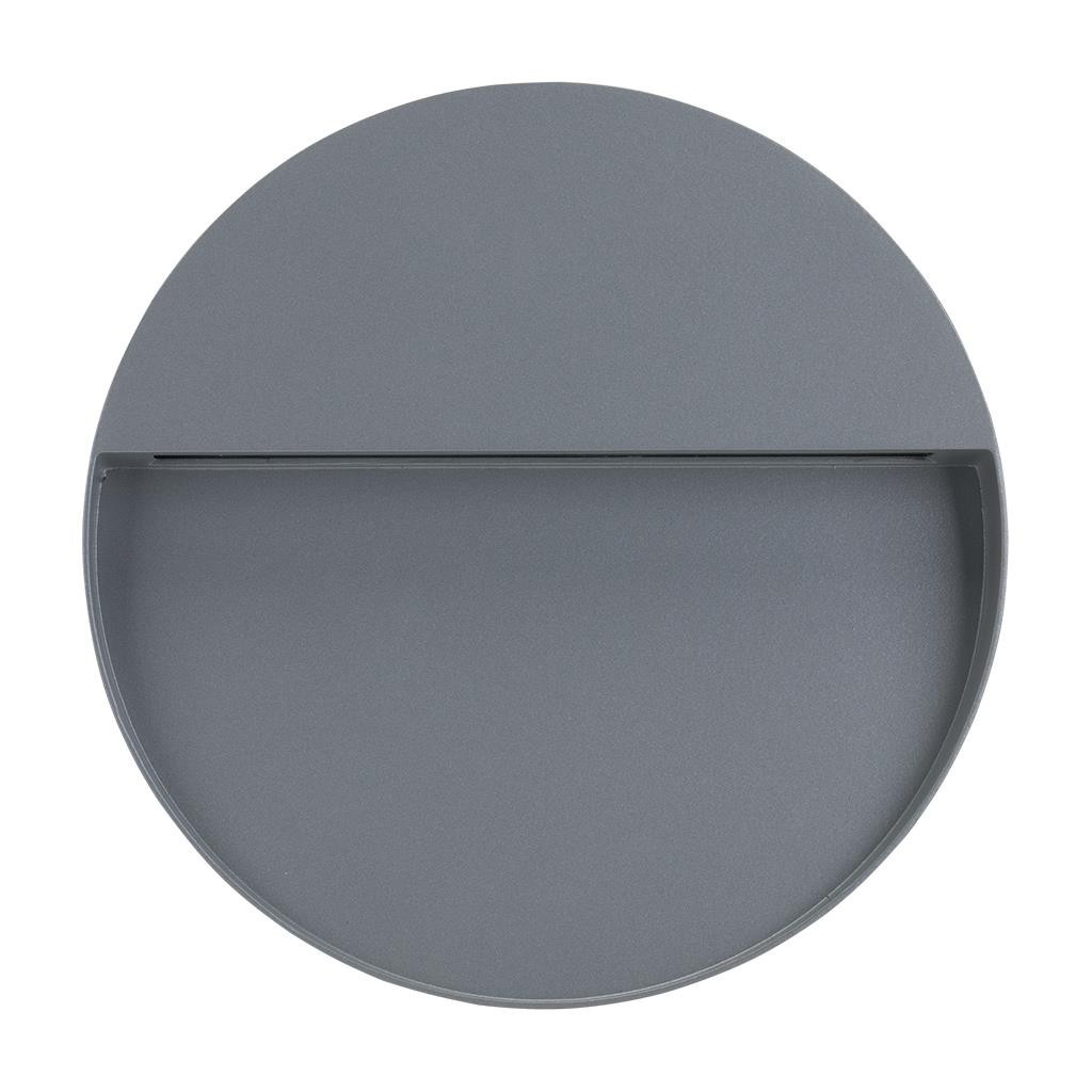 Modern 9W LED Wall Light Silver Finish / Warm White | Lighting Style