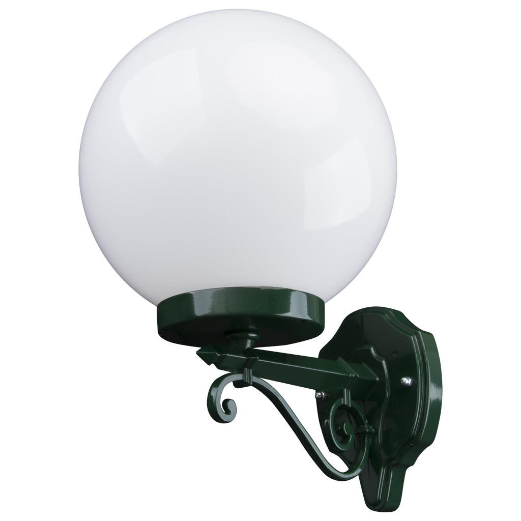 Contemporary 25cm Sphere Wall Light Green Finish / E27 | Lighting Style