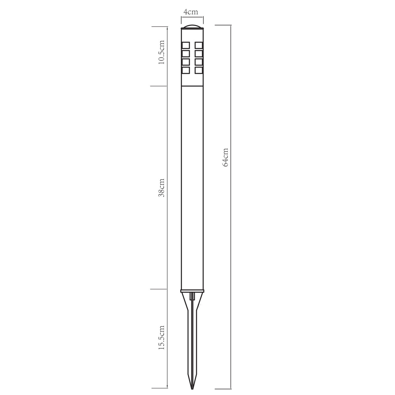 Slimline 12V 67cm Stainless Steel Spike Light | Lighting Style