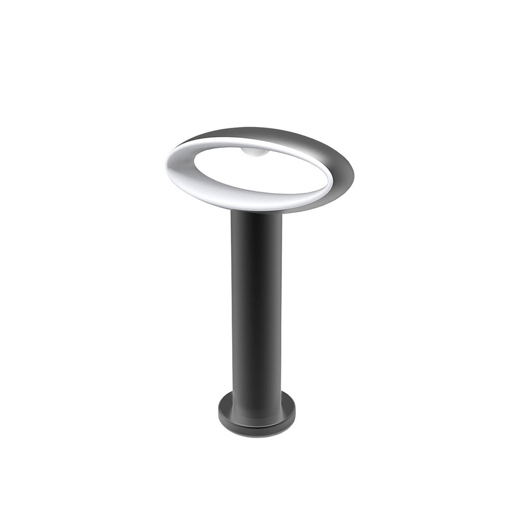 Marine Grade Black 30cm LED Bollard 240V IP54 3000K 350lm | Lighting Style