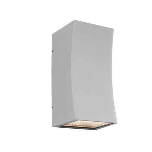 Silver Wall Light Marine Grade Modern Chic Vertical 40W IP54 285mm ...