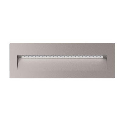 Modern Rectangular LED Wall Light In Grey Finish 8W 5000K 350lm ...
