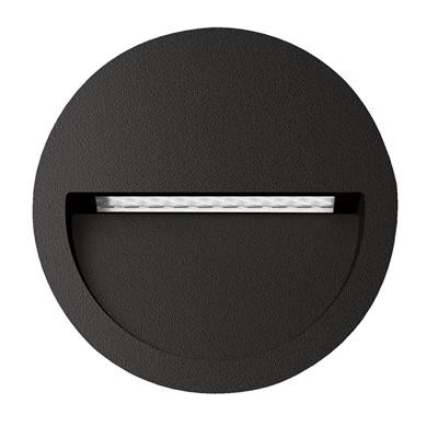 Modern Black LED Step Light With 120 Degree Beam Angle 4W 12V DC 5000K ...