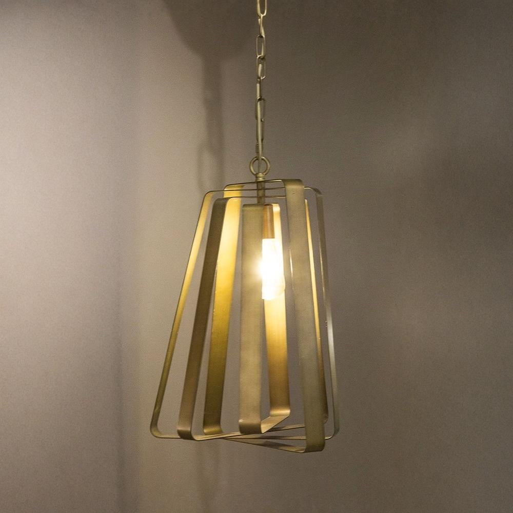 Rustic Hanging Lamp In Brass MN | Lighting Style