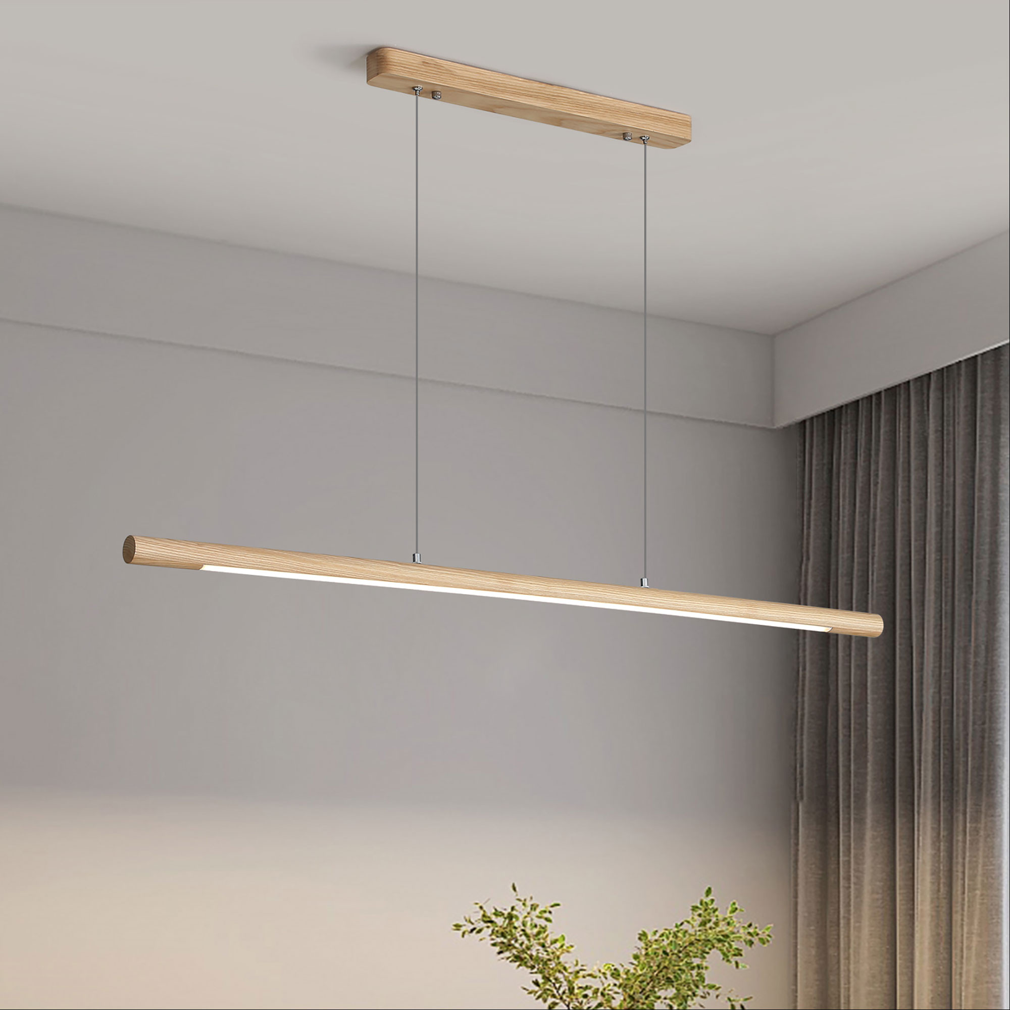 Timber Tri-Colour LED Pendant Light 1600lm 20W | Lighting Style