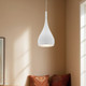 Contemporary White Pendant Light Modern | Lighting Style