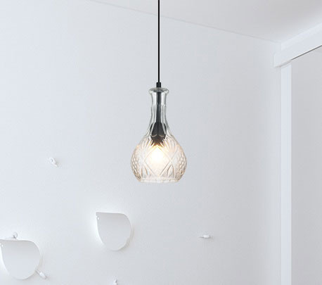 Contemporary-1 Single Pendant Clear Glass | Lighting Style