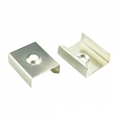 Surface Mount Clip Aluminium 25mm with Cable Channel TB | Lighting Style