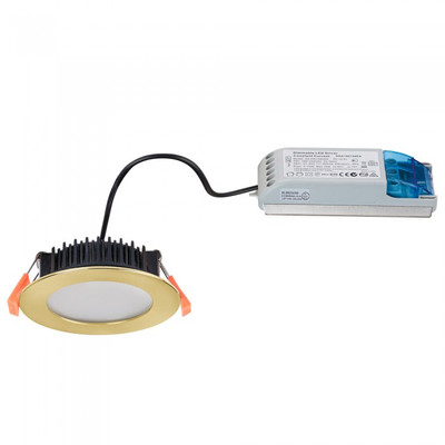 Gold 10W Dimmable Downlight 830lm | Lighting Style