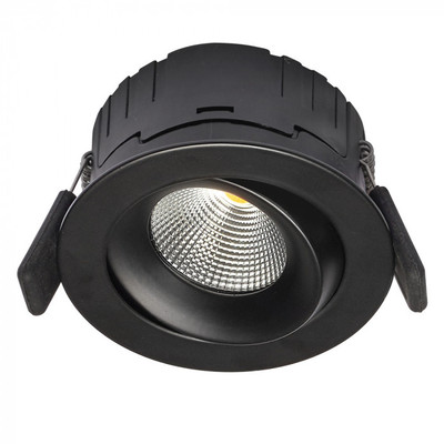 8W Gimble LED Downlight in Black | Lighting Style