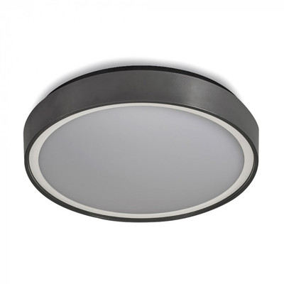 Charcoal LED Ceiling Light 3000K 1567lm IP65 | Lighting Style