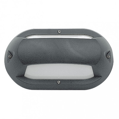 Marine Grade Charcoal Up Down Bunker Light IK10 | Lighting Style