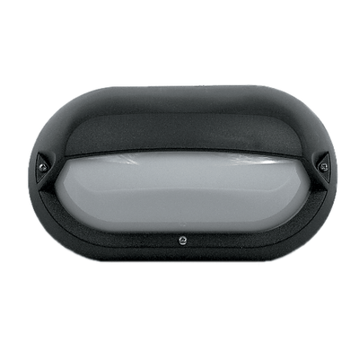 Black Eyelid Ovoid Marine Grade Bunker Light 3000k | Lighting Style