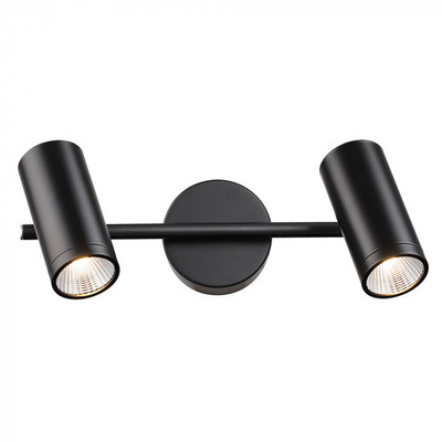 Sophisticated Black LED Spotlights On Black Bar 3000K | Lighting Style