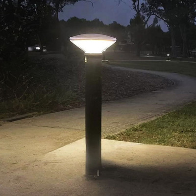 Solar Bollard Light Commercial Grade Vandal Proof IP66 IK10 Motion ...