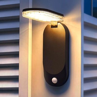 Solar Wall Light With Motion Sensor 3000K 600lm IP65 IK08 Impact ...