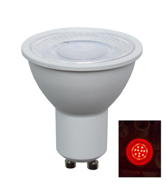 Red Coloured GU10 Globe 5W | Lighting Style