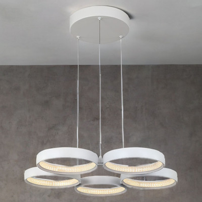 Ceiling Light 5 Rings White LED 3-CCT 3260lm 61cm | Lighting Style