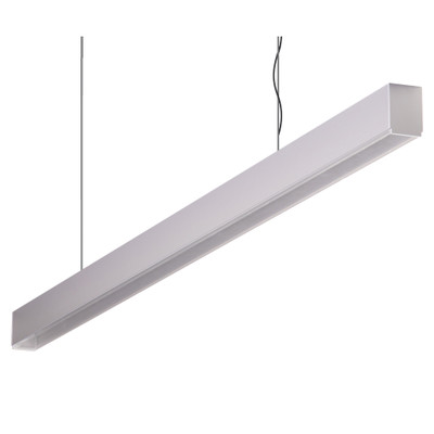 Suspended LED Batten Dimmable 3400lm IP20 4000K 1.7m Alum Clear ...