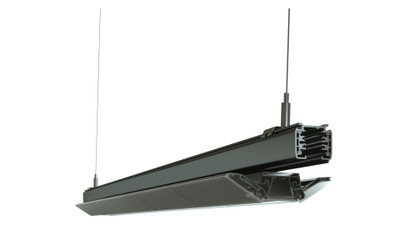 Commercial Grade LED Track Light Black Aluminium 4000K 6680lm 50W IP20 ...