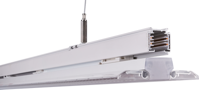 Commercial Grade LED Track Light White Aluminium 4000K 6680lm 50W IP20 ...