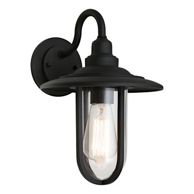 Classic Vintage Wall Light Black IP44 E27 60W | Lighting Style