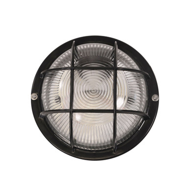 Bunker Light Black Round Shape E27 40W IP54 | Lighting Style