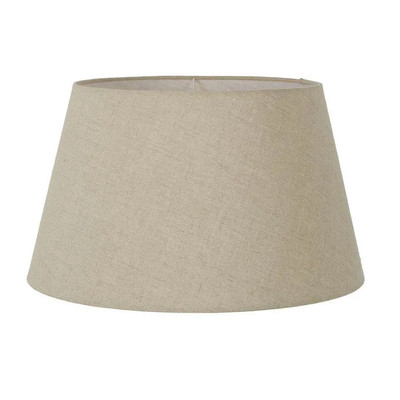Lamp Shade Dark Natural Linen 254mm x 165mm x 177mm | Lighting Style