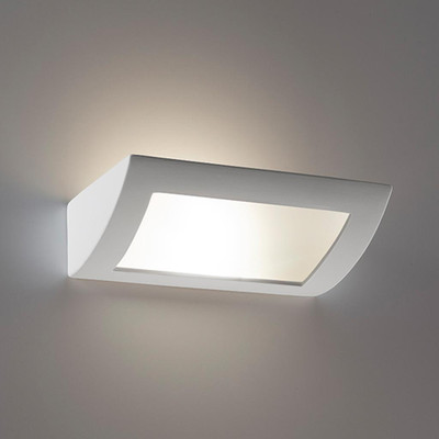 Ceramic Frosted Glass 30cm Wall Light Earthy, E27 | Lighting Style