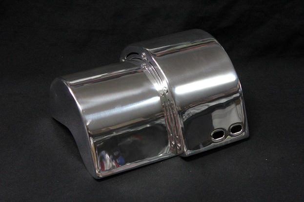 Polished Aluminum Turbo Cover Solid