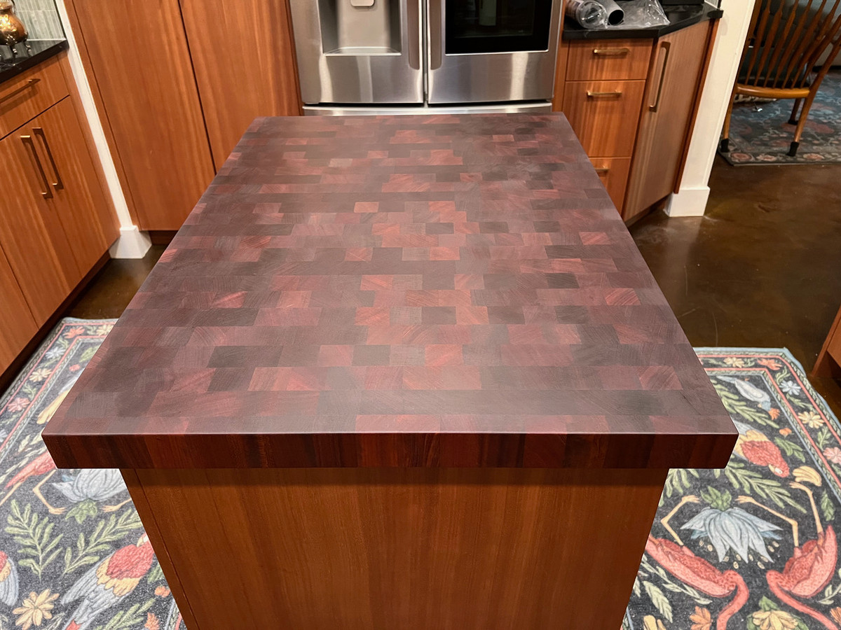 Mahogany Butcher Block Countertop Sealing Butcher Block Countertops: