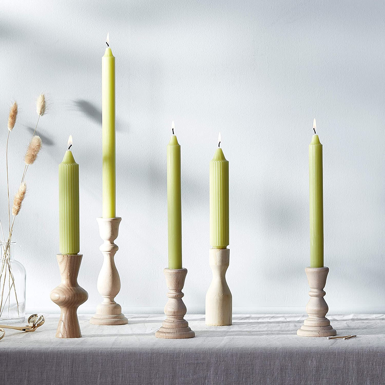 Smooth 12" Arista™ Willow Single Candle - Root Candles Canada