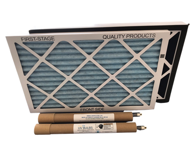 Sun-Pure SP20 SP20-C 1RK006 2 Replacement UV Bulbs and Filter Kit ...