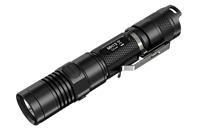 NiteCore MH12 Compact Rechargeable CREE LED Tactical Flashlight ...
