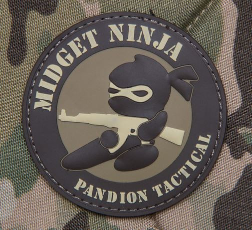 Mil-Spec Monkey Patch - Midget Ninja AK - Desert - CampXSurplus