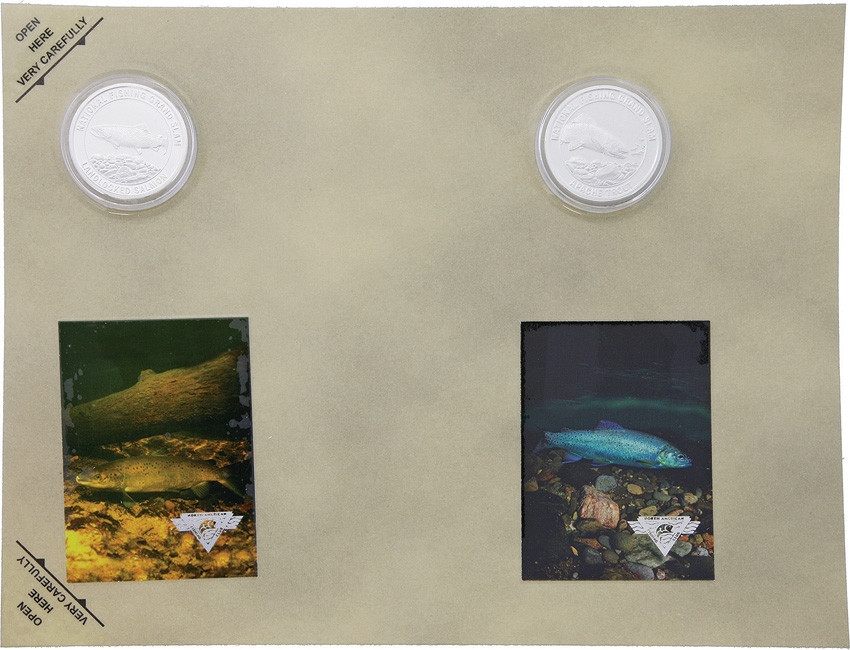 Collectible Coins Salmon - CampXSurplus