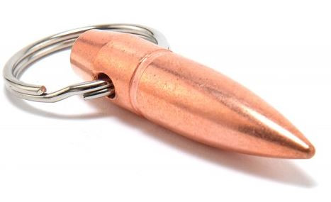 Lucky Shot .50 Caliber Bullet Key Chain - CampXSurplus